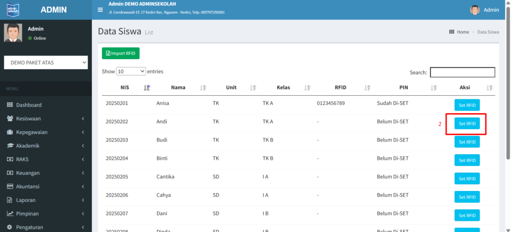 3.14 Cara Registrasi Kartu RFID Siswa | Kesiswaan – Pusat Tutorial ...